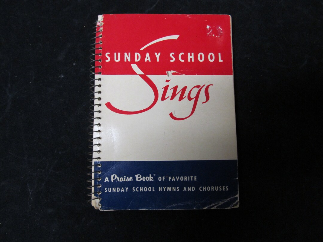Vintage 1957 Sunday School Sings Praise Book of 122 Favorite Hymns - Etsy