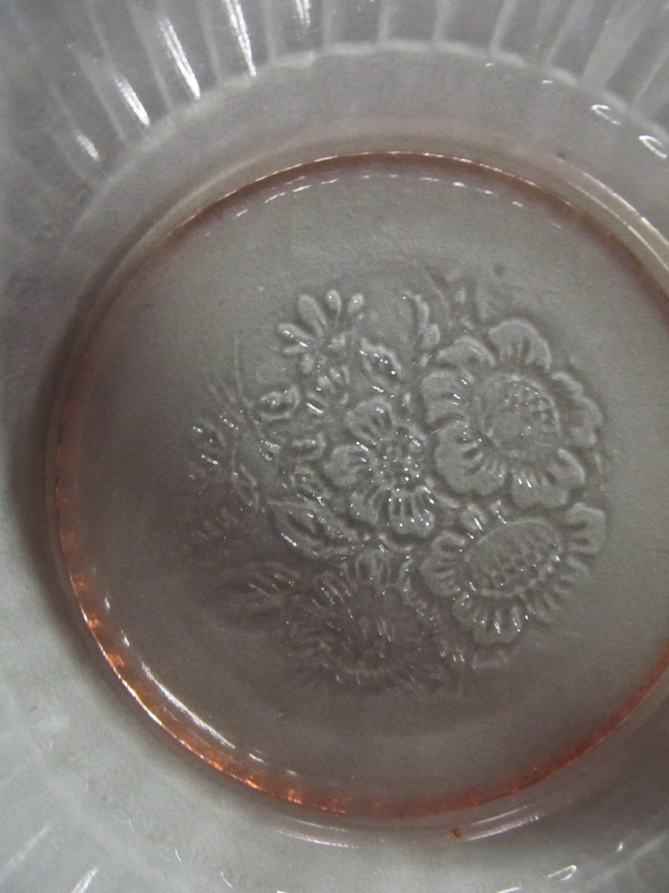 Vintage Hocking Mayfair Pattern Pink Depression Glass Large Serving ...