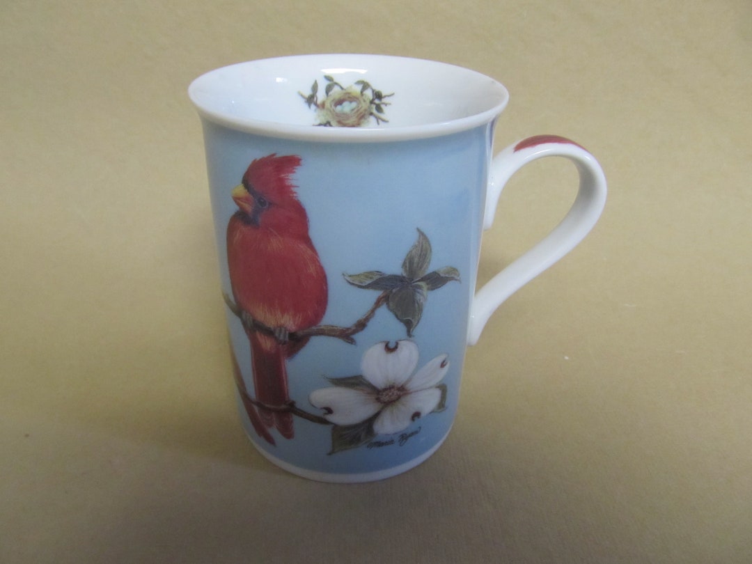Vintage Gallery by Inhesion Cup / Cardinals on Dogwood by Maria Ryan - Etsy