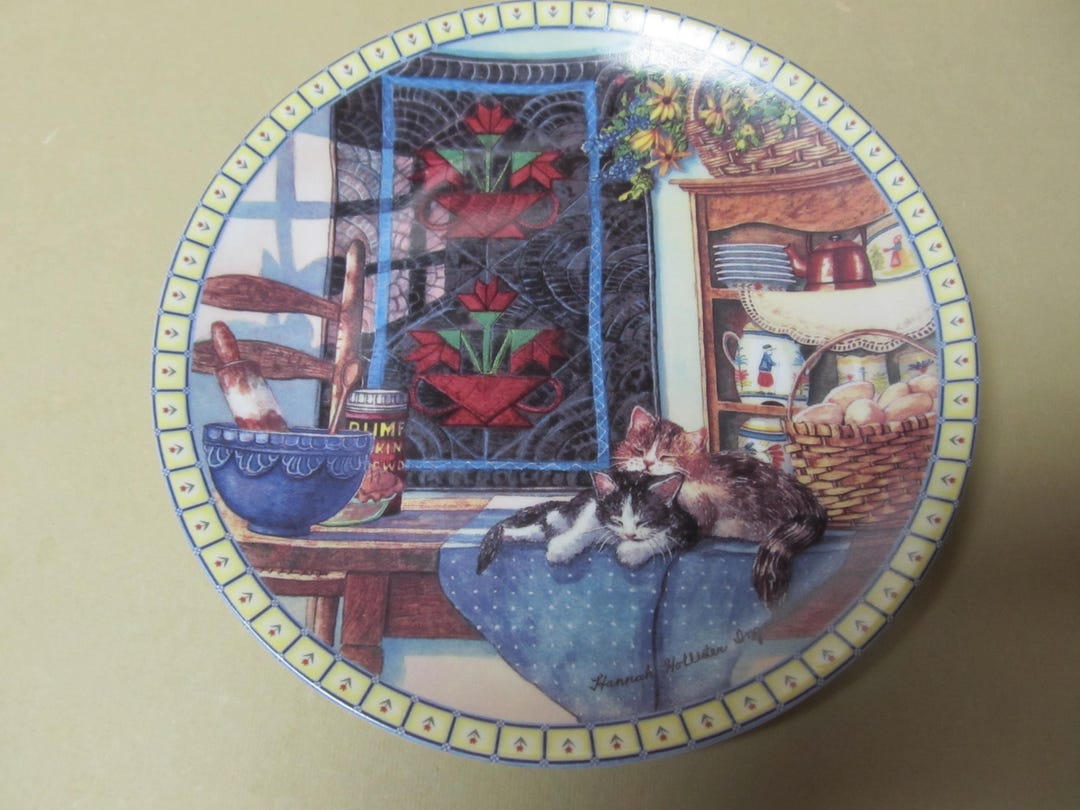 Vintage Knowles Limited Edition Plate #321 "lazy Morning" by Hannah ...