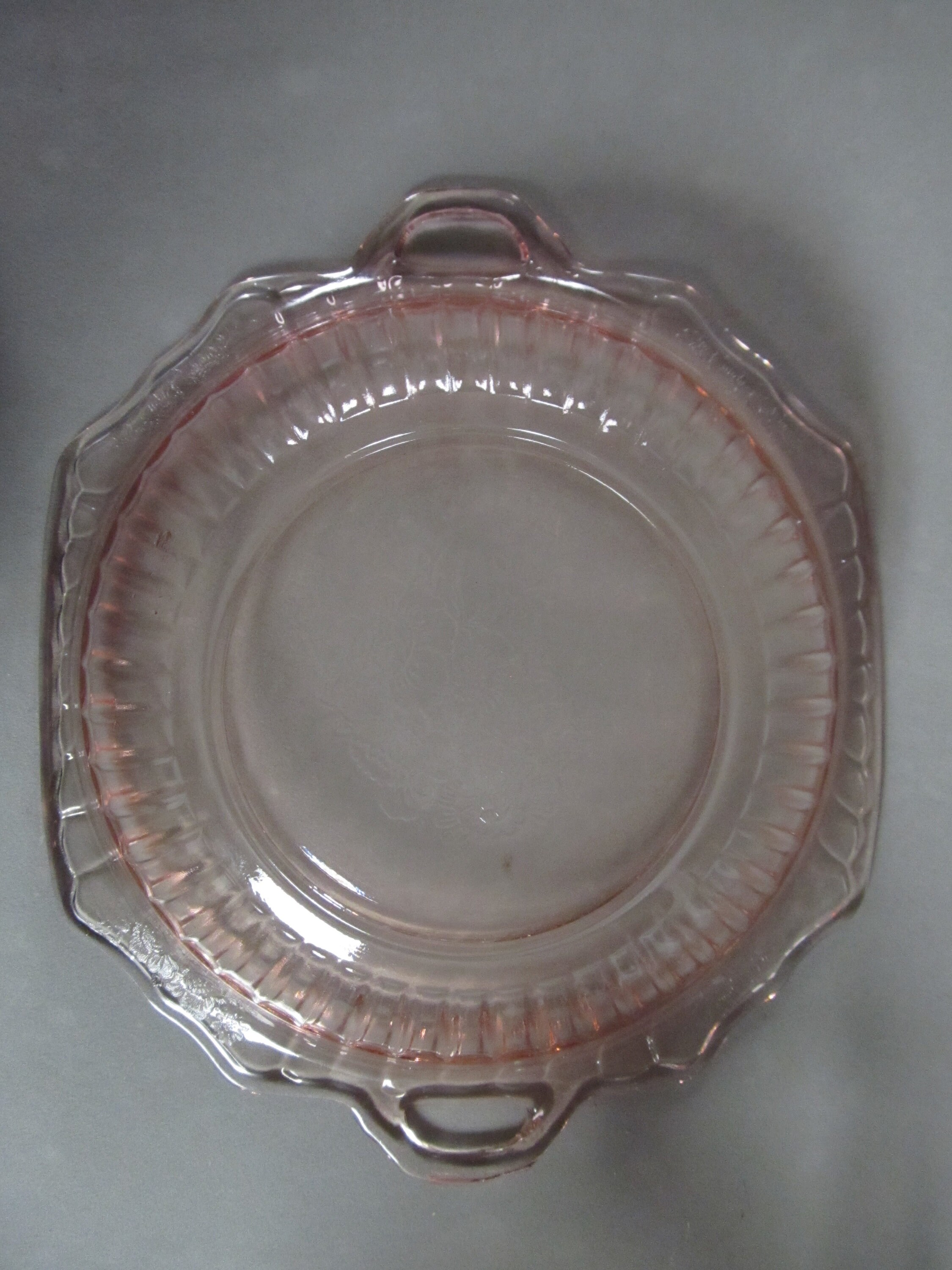 Vintage Hocking Mayfair Pattern Pink Depression Glass Large Serving ...