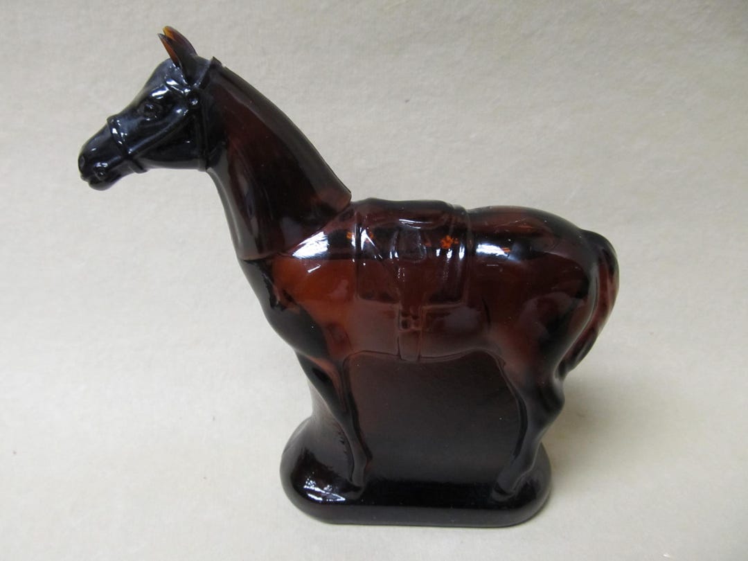 Vintage Avon Sport of Kings Standing Horse Leather After Shave Full 5 ...