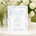 Decorate A Block Baby Shower Sign, Blue Bow Baby Block Sign for Block ...