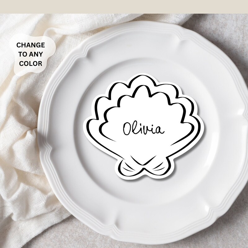 Shell Place Cards - Etsy