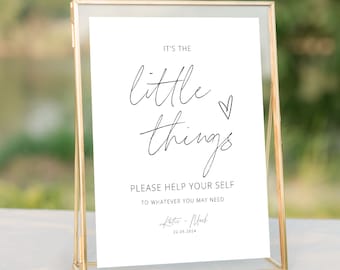 Minimalist Wedding Bathroom Basket Sign Template, Bathroom Sign for ...