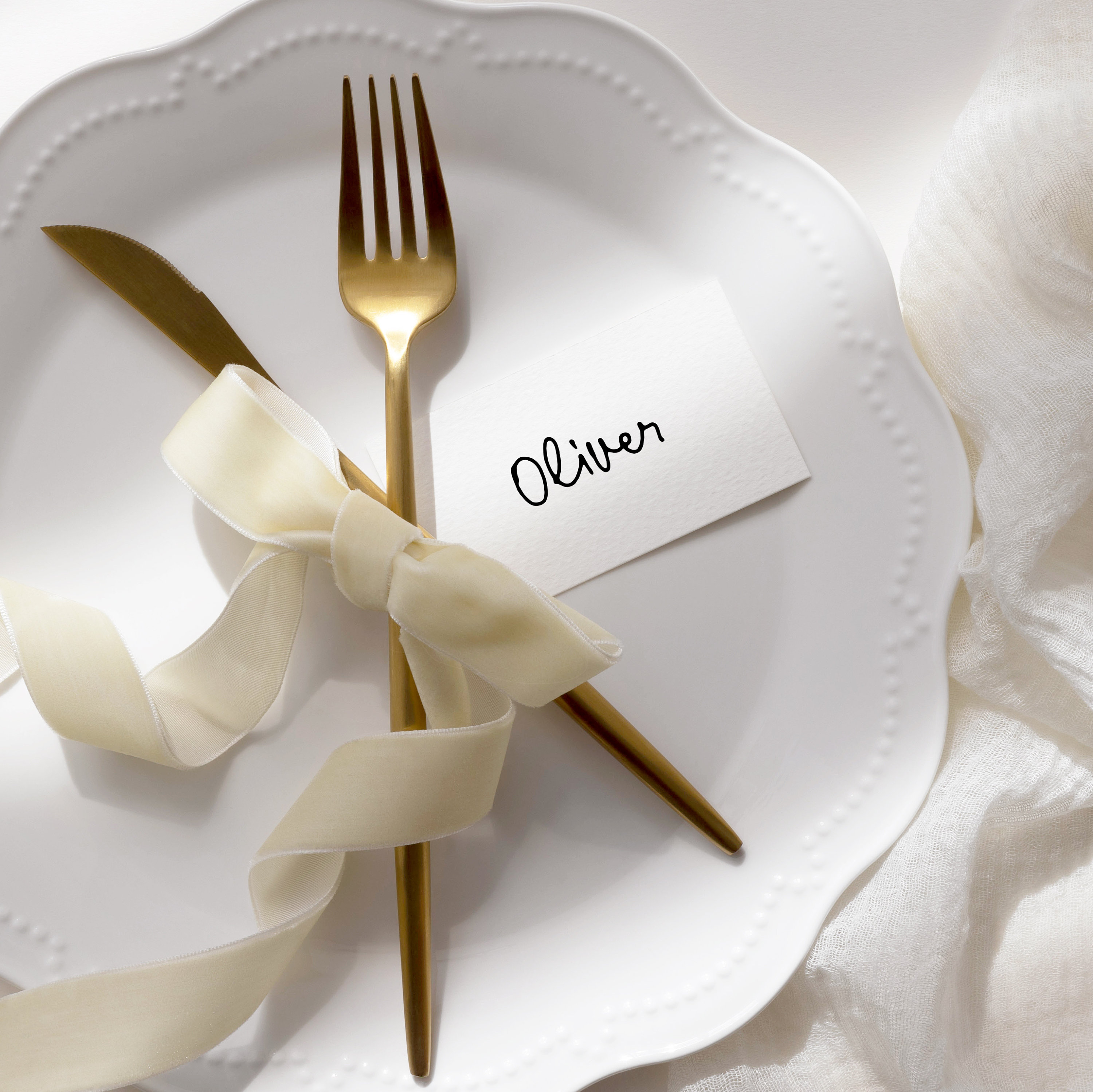 Handwritten Place Cards Template, Whimsical Place Card, Green Place ...