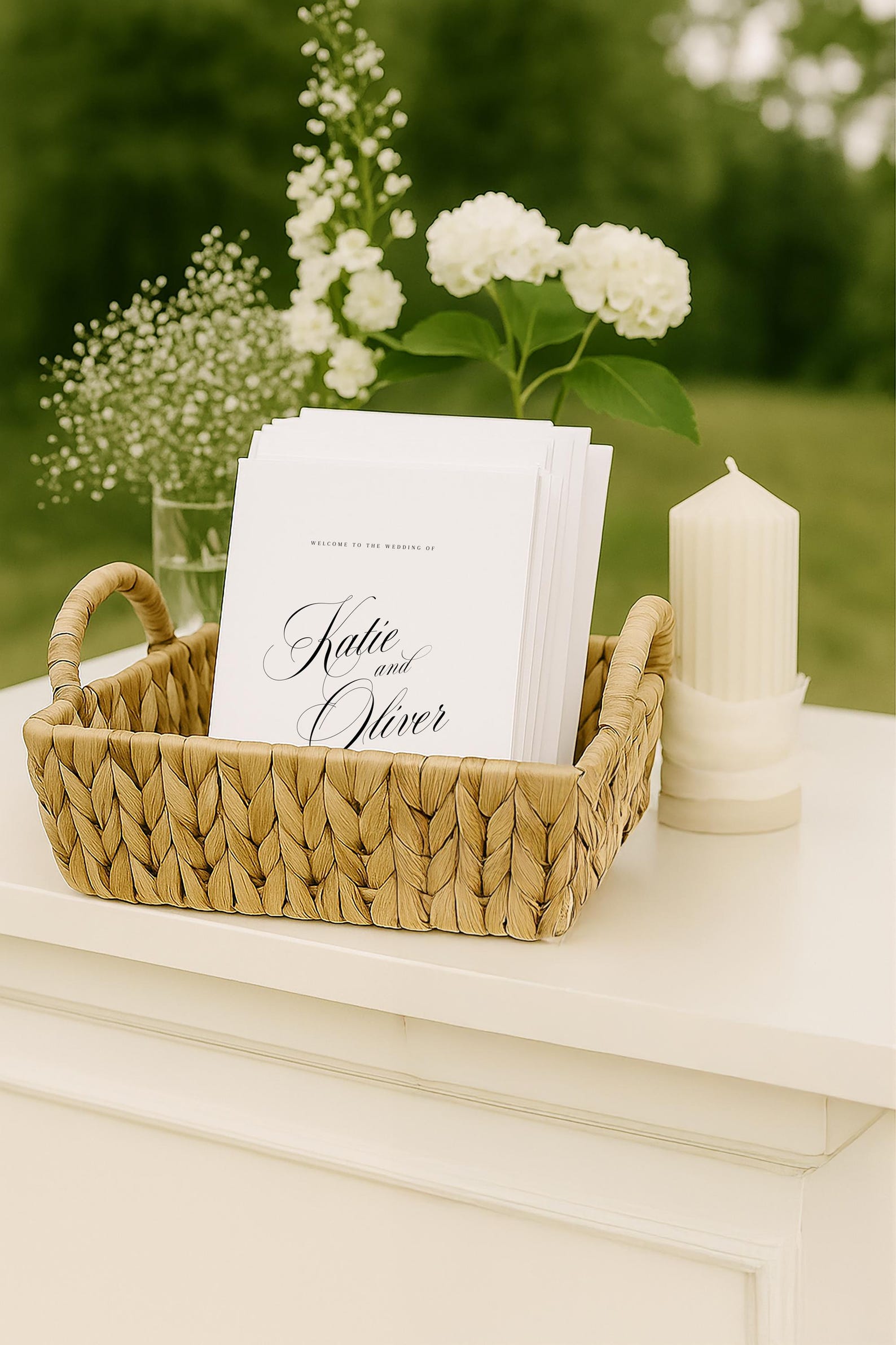 Wedding Program Template Church Ceremony | Editable Order of Service ...