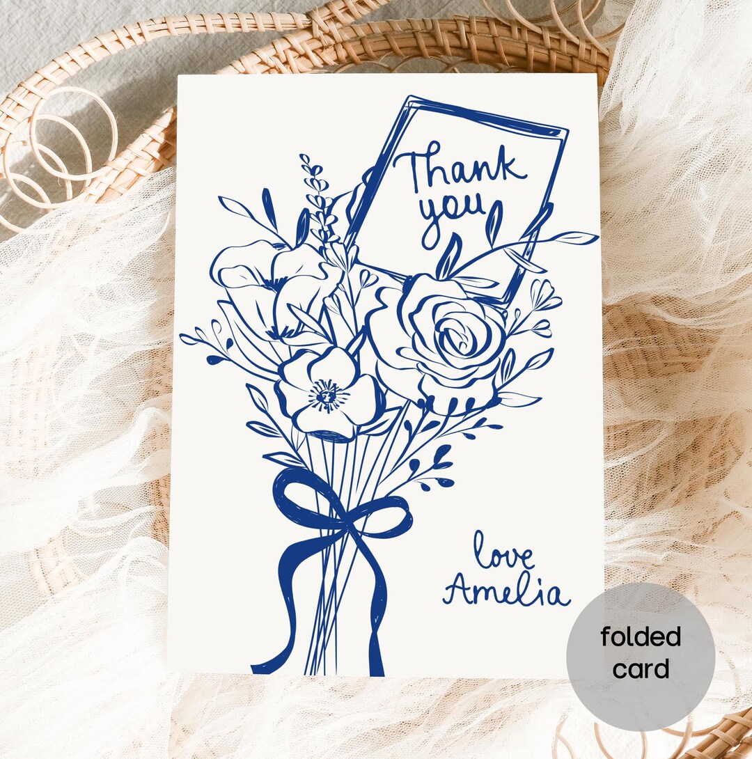 Fresh off the Market Thank You Card Template, Engagement Thank You ...