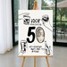 50th Birthday Welcome Sign Template, Male 50th Birthday Sign, Cheers to ...