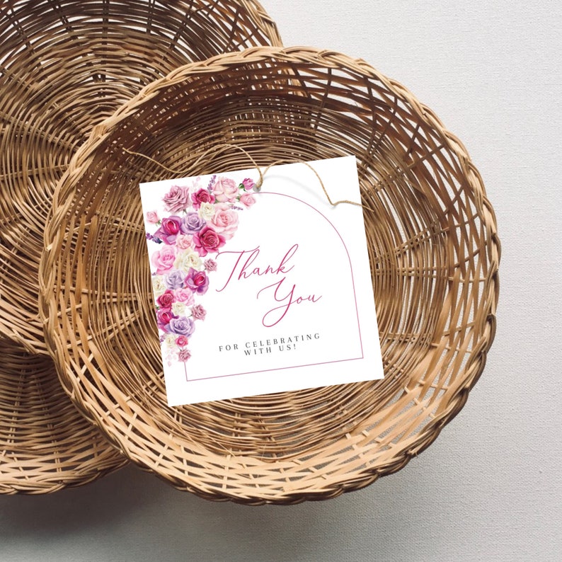 Thank You Tag Template Instant Download Printable Editable - Etsy