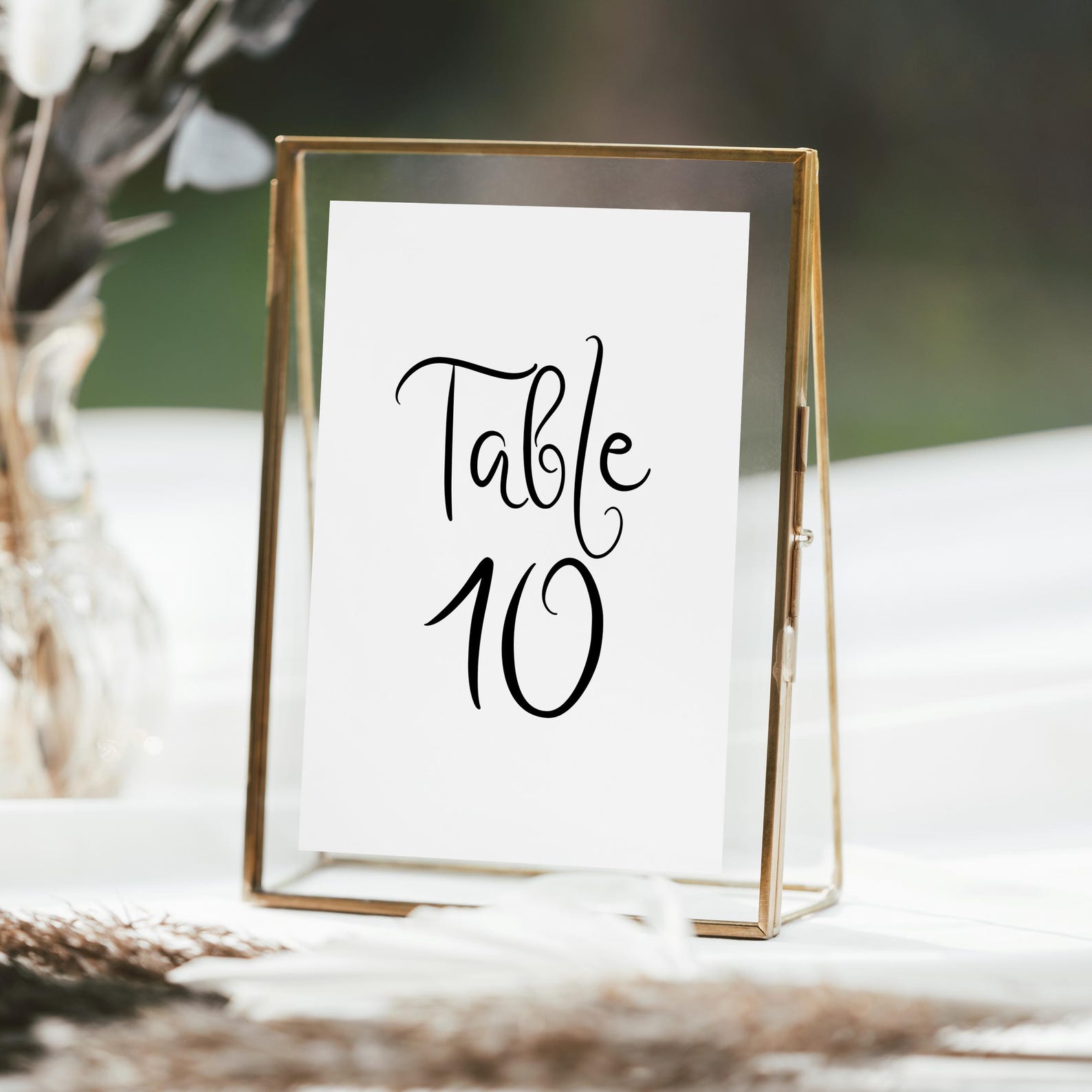 Whimsical Table Number Template, Table Numbers, Simple Table Numbers ...