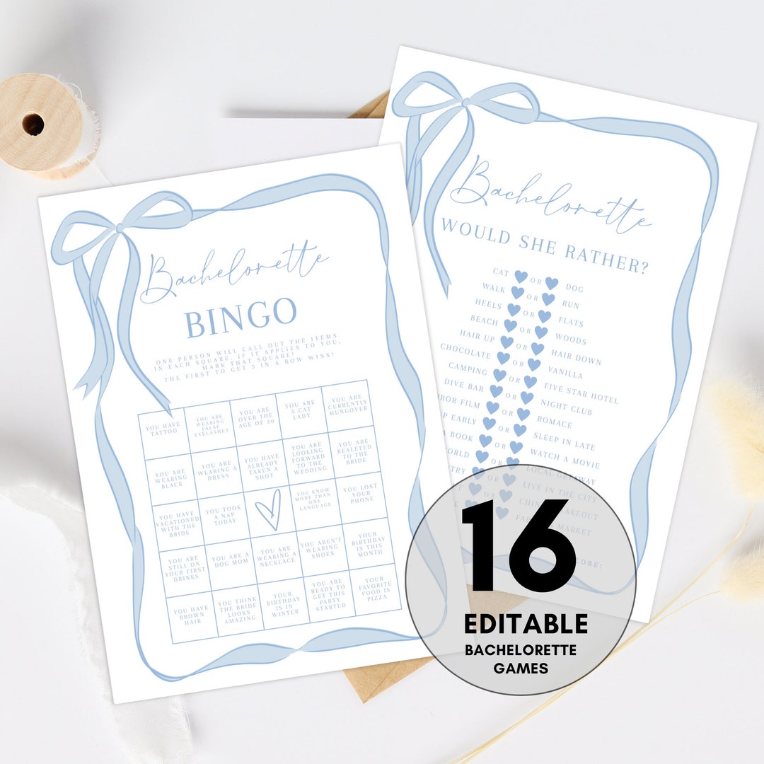 Coastal Last Toast on the Coast Bachelorette Game Bundle, Coastal 30A ...