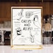 Drinks Menu Template Printable, 30th Birthday Beer Bar Menu, Drinks ...
