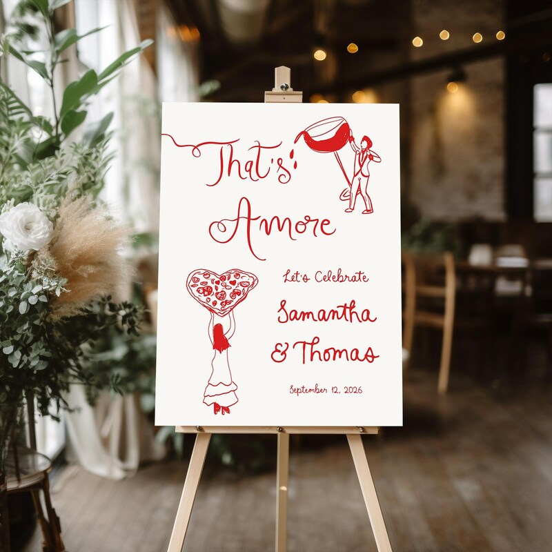 Pizza Wedding Sign - Etsy