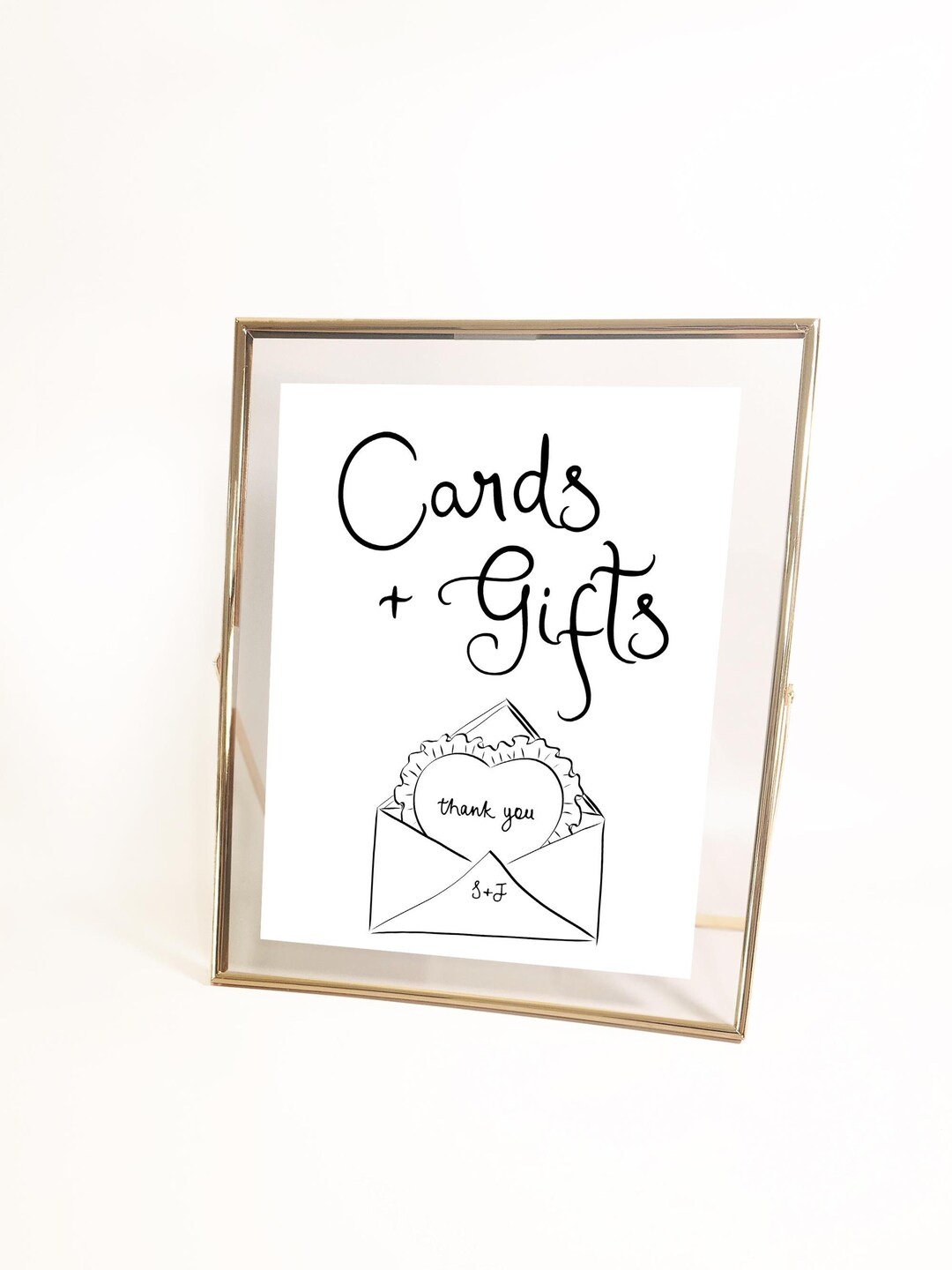 Whimsical Cards and Gifts Sign Printable, Bow Whimsical Gift Table Sign ...