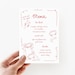 Whimsical Crawfish Boil Menu Template Printable, Hand Drawn Line Art ...
