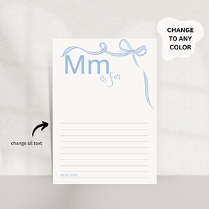 Baby First Abc Book Template Baby Shower Games, Whimsical Blue Baby's ...