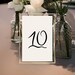 Hand Drawn Table Number Template, Printable Whimsical Table Numbers ...
