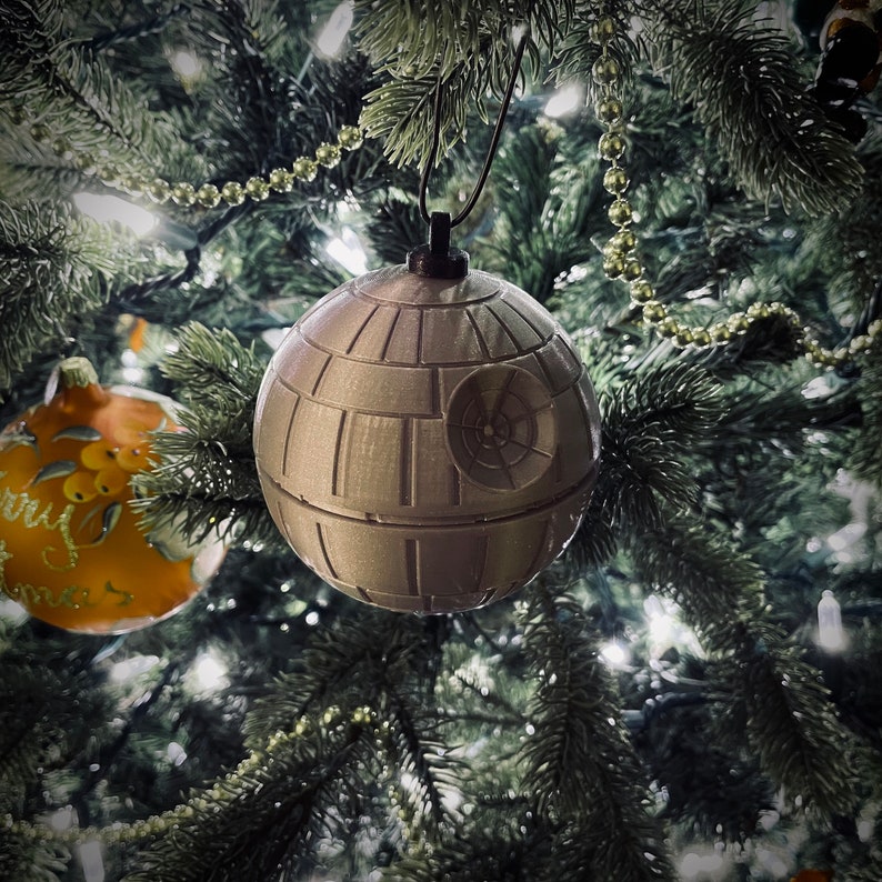 Death Star Inspired Ornament Tree Topper High Quality 3D Printed Space ...