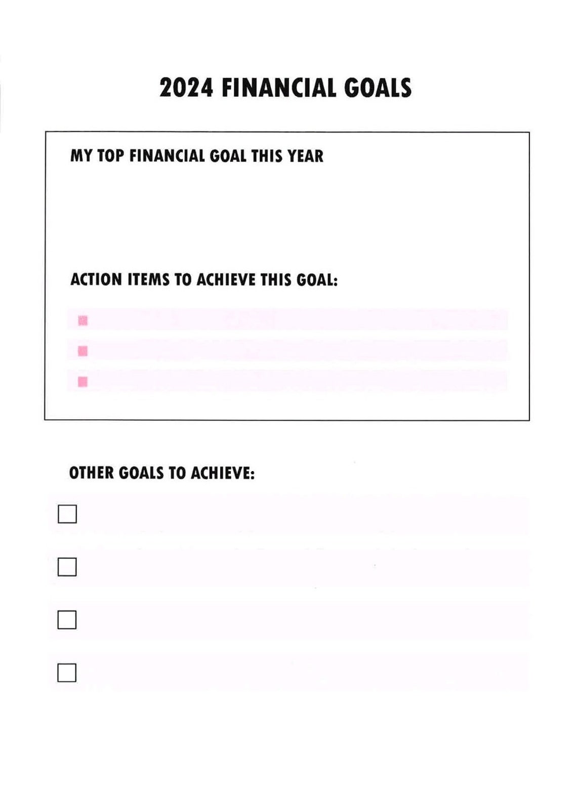 2024 Budget Planner Downloadable Printable - Etsy