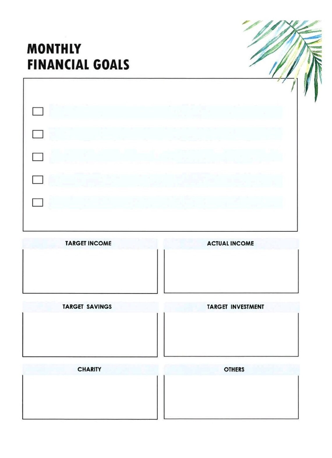 2024 Budget Planner Downloadable Printable - Etsy
