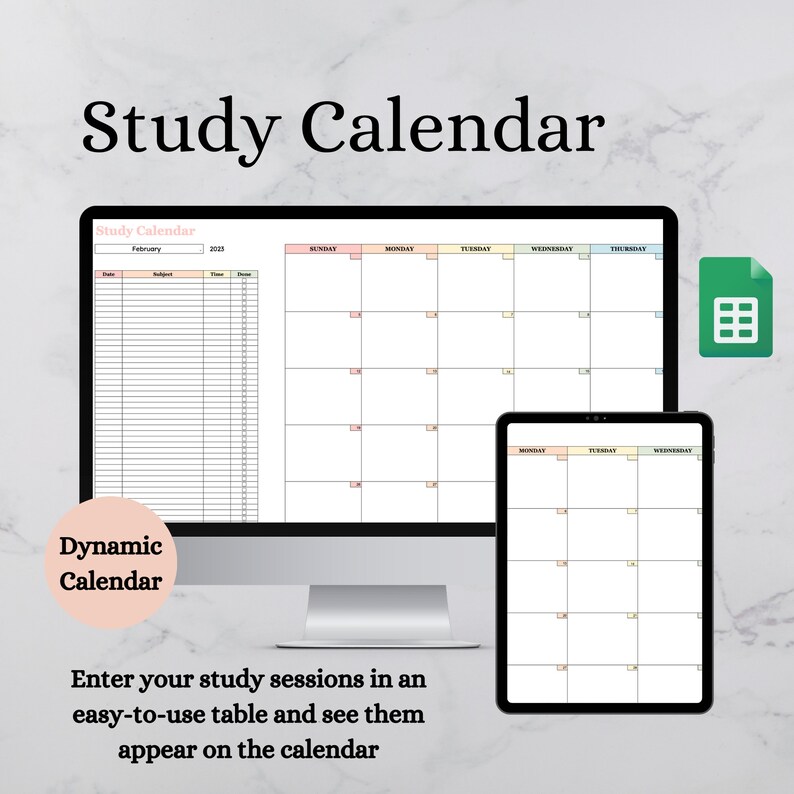 Student Planner & Assignment Tracker Google Sheets Excel College ...