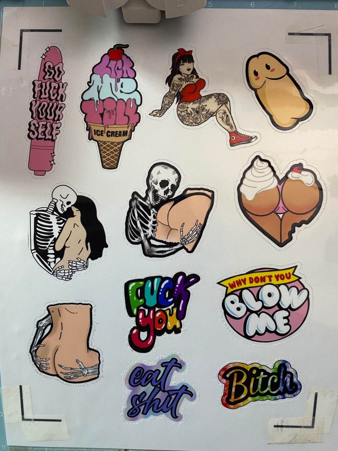 Adult Sticker Bundle - Etsy