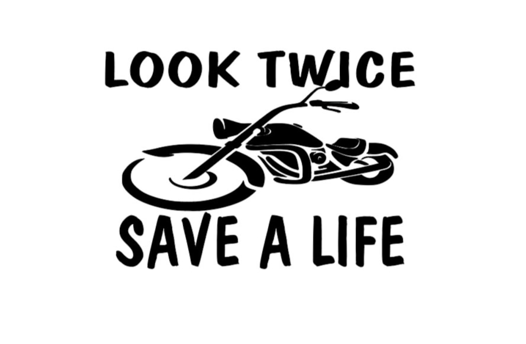 Look Twice Save a Life SVG - Etsy
