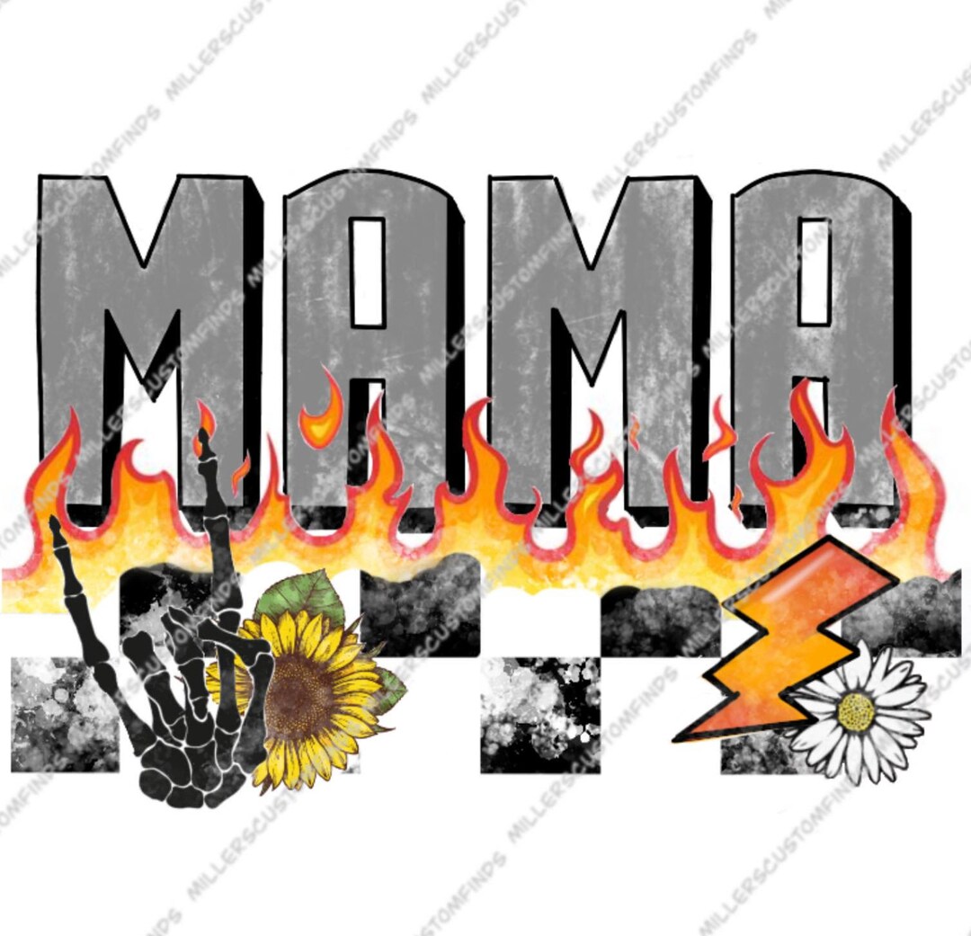 Heavy Metal Mama Sublimation - Etsy