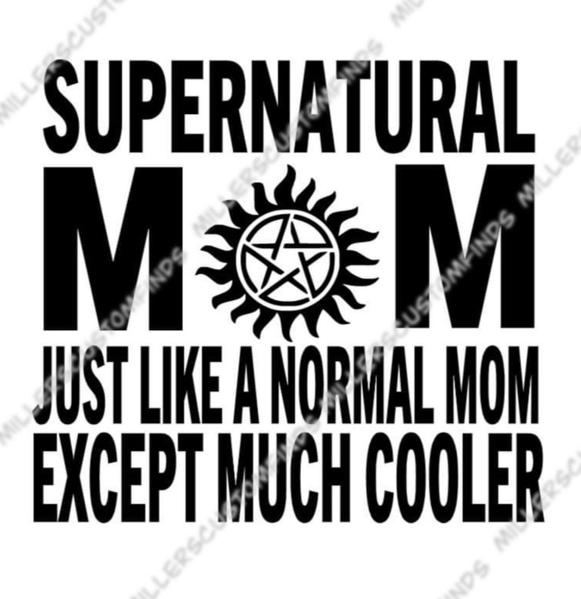Supernatural Mom SVG - Etsy