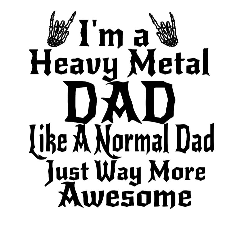 Heavy Metal Dad - Etsy