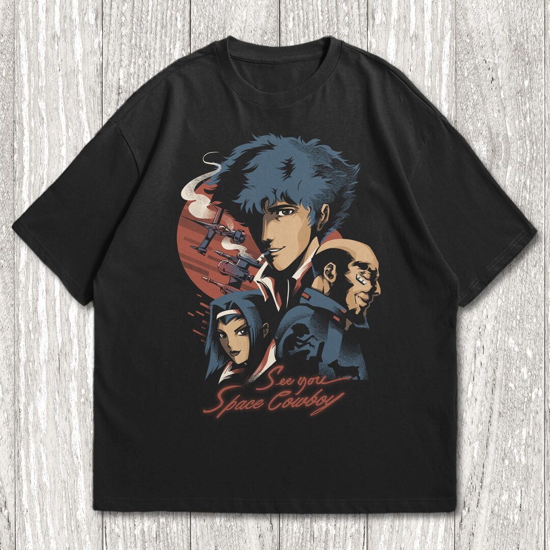 Cowboy Bebop Shirt Vintage Anime Merch Cowboy Bebop Retro Tee 90s Retro ...