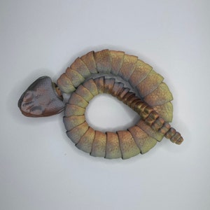 3D Printed Rattlesnake Toy - Fidget Toy - Fidget Snake - Sensory Toy ...