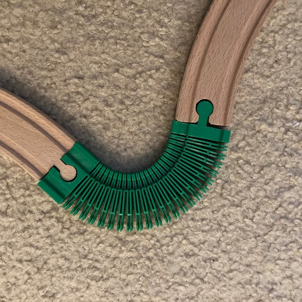 Flexible Wooden Train Track - Etsy