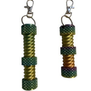 3D Printed Knurled Bolt Spinner Keychain - 3d Fidget Spinner - Fidget ...