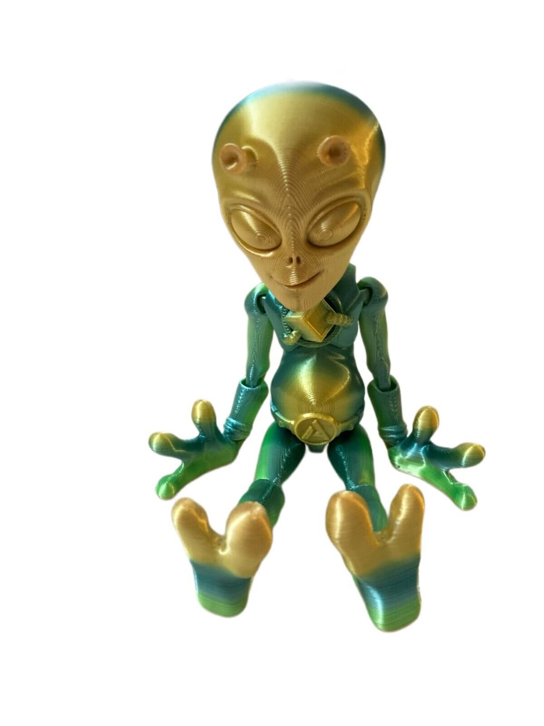 Flexi 3D Printed Alien Articulating Fidget Toy Articulated - Etsy