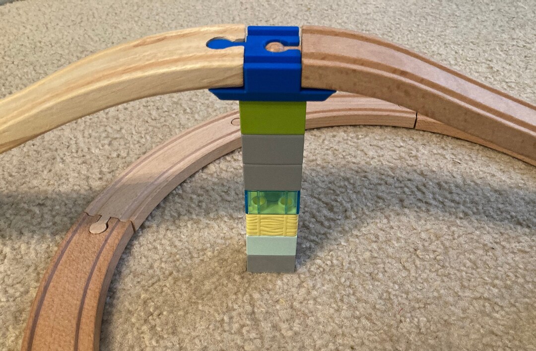 Track Adaptor for Duplo to Wooden Train Track, Compatible With Brio ...