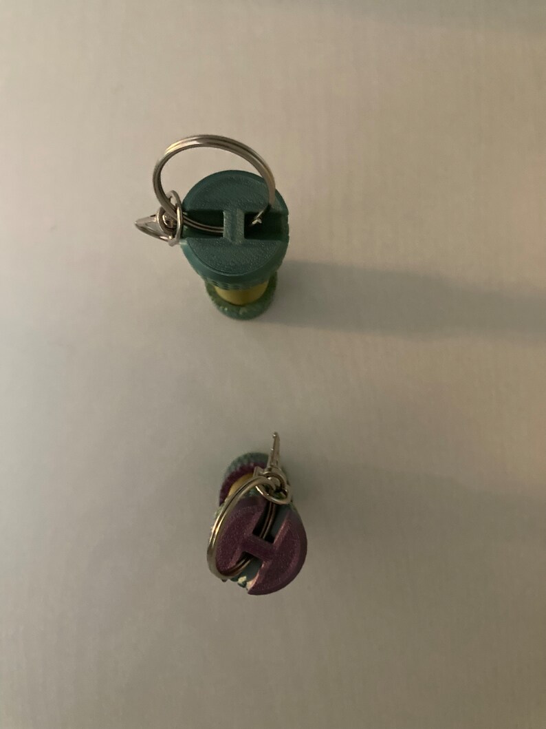 3D Printed Knurled Bolt Spinner Keychain 3d Fidget Spinner - Etsy