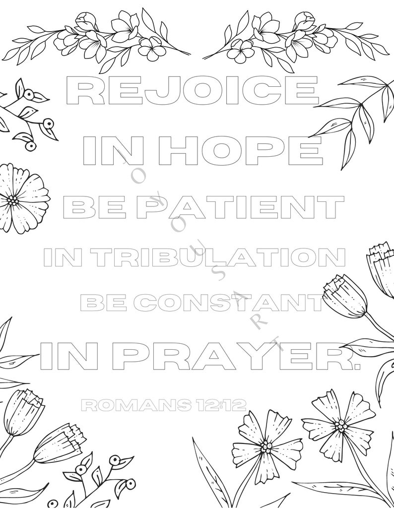 3 Coloring Pages With Bible Verses, Christian Coloring, Coloring Pages ...
