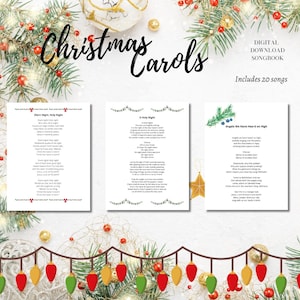 Christmas Carols Songbook, Christmas Songs, Christmas Songbook ...