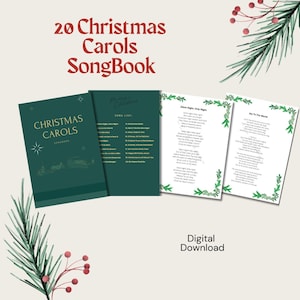 Christmas Carols Songbook, Christmas Songs, Christmas Songbook ...