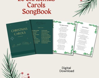 Christmas Carols Songbook, Christmas Songs, Christmas Songbook ...