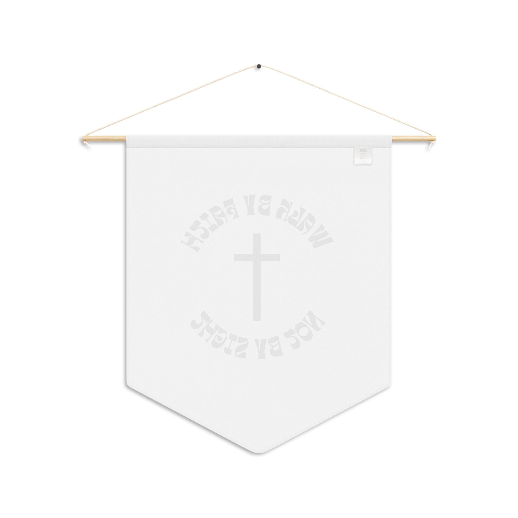 Walk by Faith Not by Sight Wall Banner, Hanging Faith Banner Pennant ...