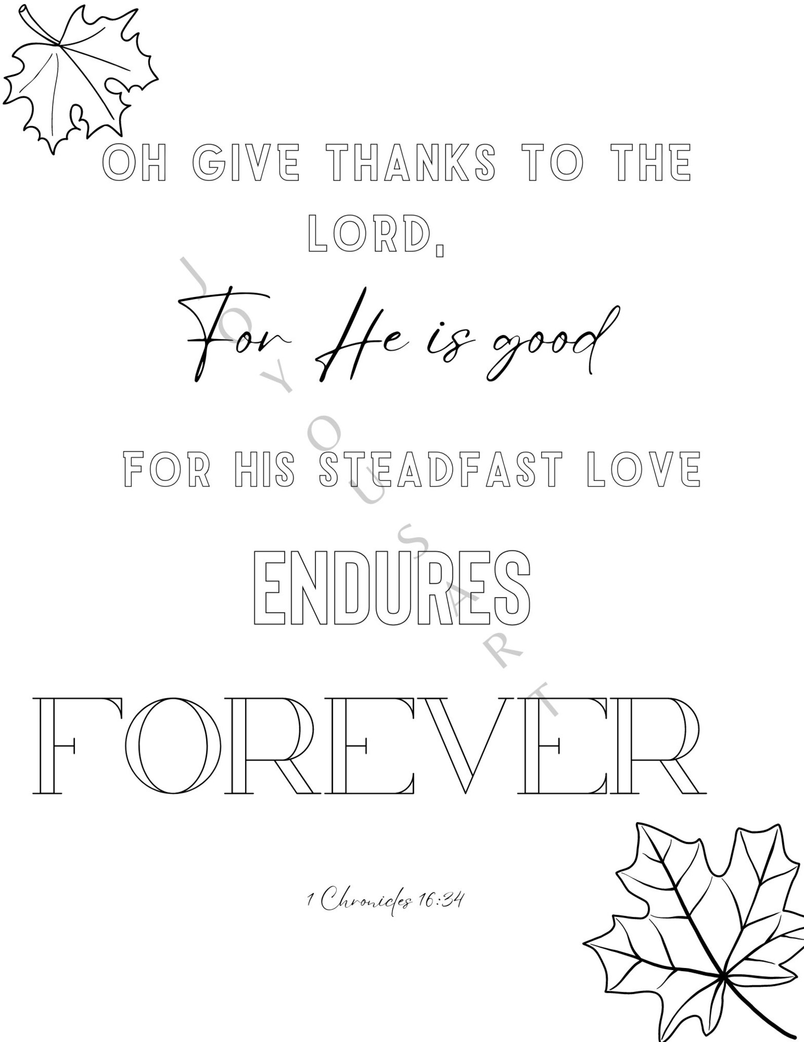 15 Fall Coloring Pages With Bible Verses, Printable Thanksgiving Verses ...