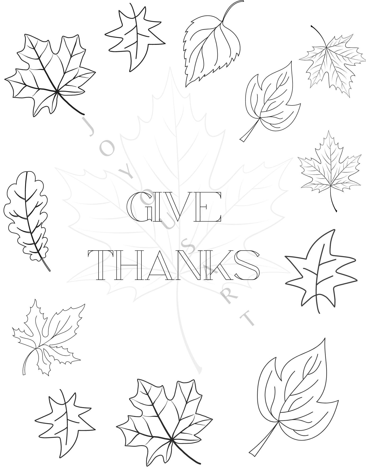 15 Fall Coloring Pages With Bible Verses, Printable Thanksgiving Verses ...