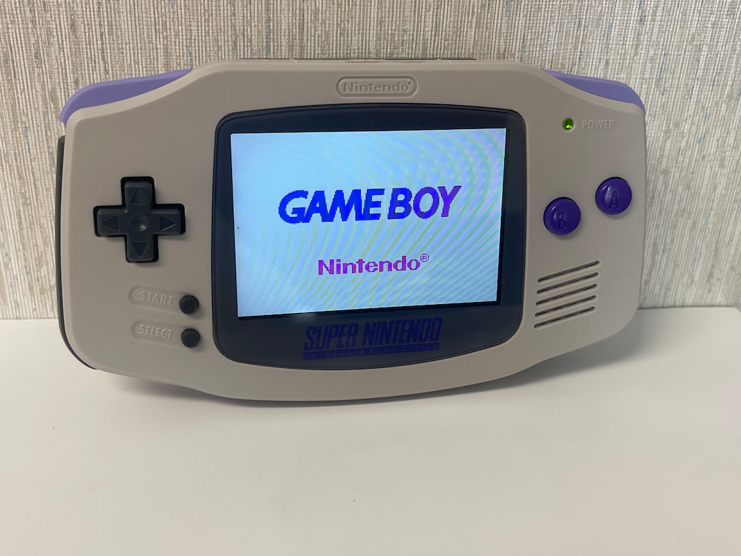 Gameboy Advance SNES Shell With Funnyplaying IPS Screen - Etsy
