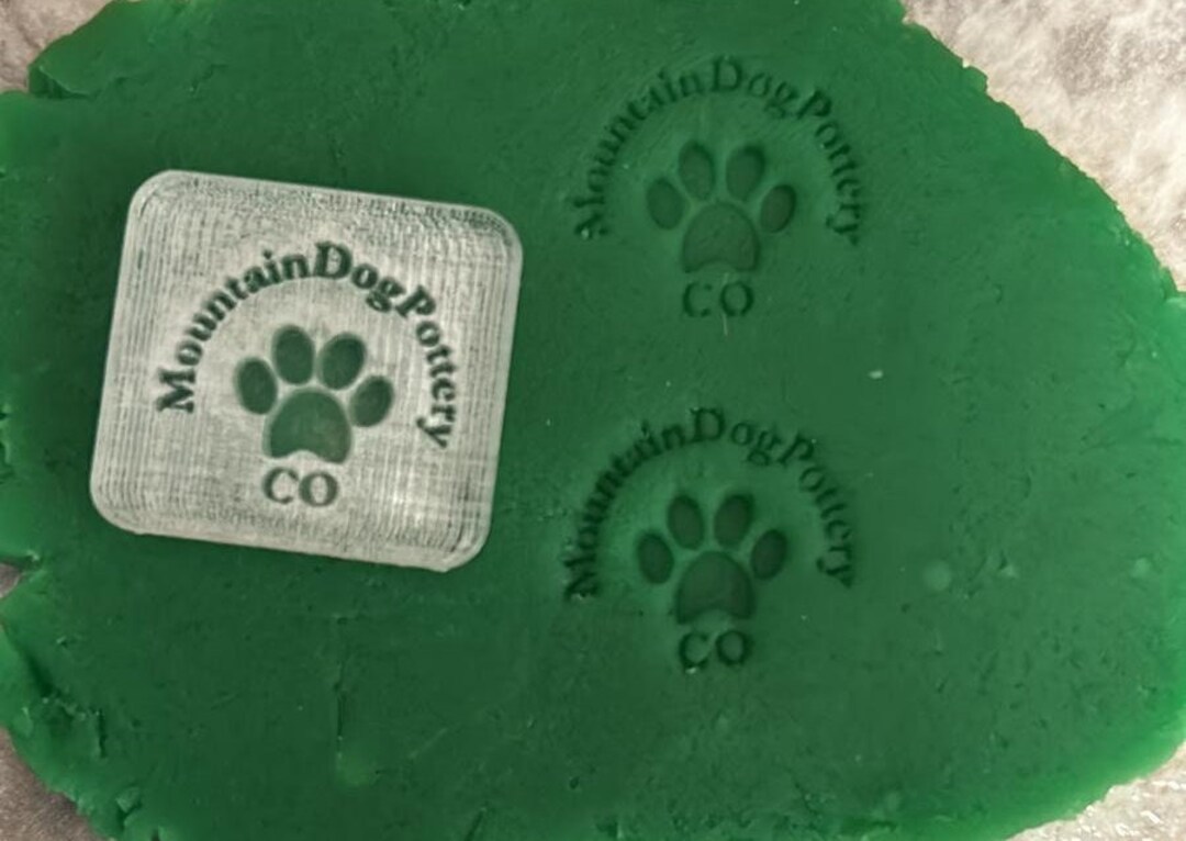 Acrylic Custom Clay Stamp for Logo, Texture, or Any Other Impressions ...