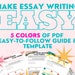 Essay Outline Guide and Template Download | Bucket Method Essay Helper ...