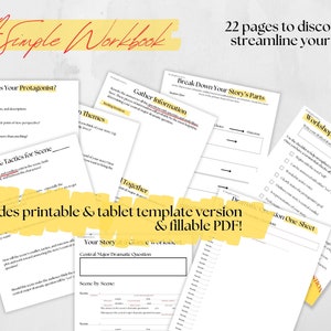 Major Dramatic Question Writing Workbook | Brainstorm & Streamline ...