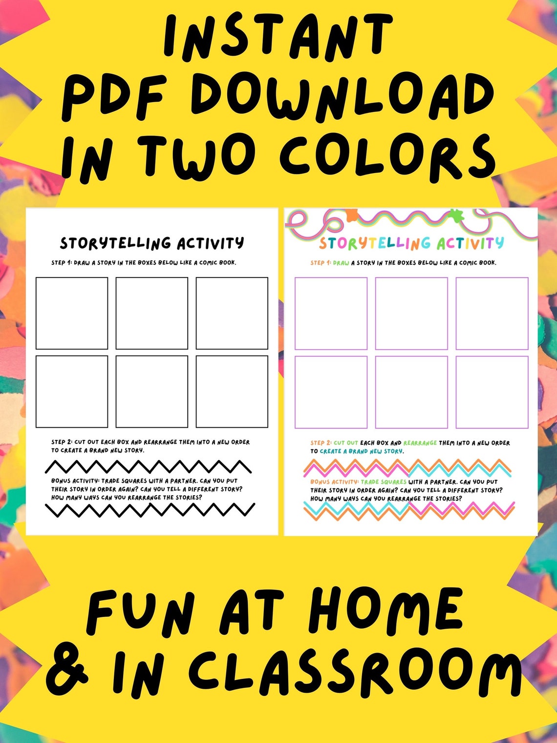 Fun & Easy Storytelling Game for Kids (no Reading Required!) - Etsy